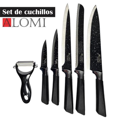 Set De Cuchillos De Cocina Acero Inoxidable Chef 6 P Éxito