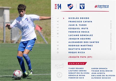 Nacional Formativas On Twitter Así Juega La Sub 14 De Nacional Frente