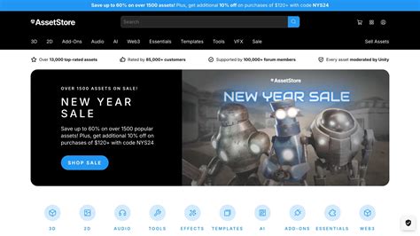 Unity Asset Store 秘密：寻找和使用游戏资源的终极指南 博客 Meshy