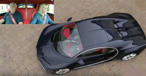 Jessi Combs And Jay Leno Takes Her Bugatti Chiron For A Furious Ride