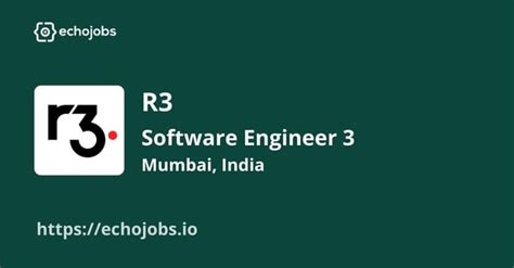 R3 Is Hiring Software Engineer 3 Digital Currencies Mumbai India Java Kotlin Swift R