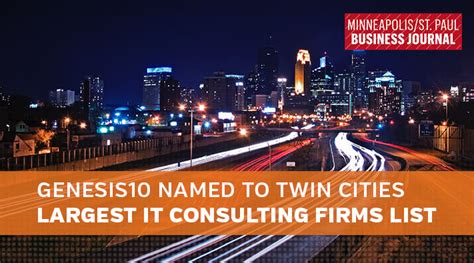 Genesis10 Named To Twin Cities Technology Consulting Firms List