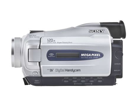 Галерея видеокамер Sony. Модельный ряд видеокамер формата MiniDV - 2002 год