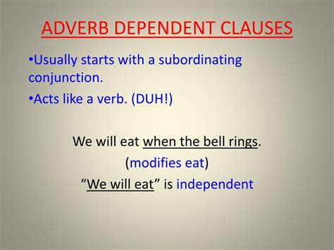 Ppt Dgp Wednesday Notes Clauses And Sentence Type Powerpoint