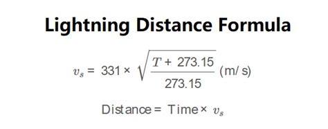 Lightning Distance Calculator