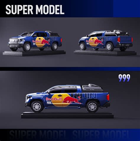 Super Model Toyota Tundra 2da Generación Red Bull 164