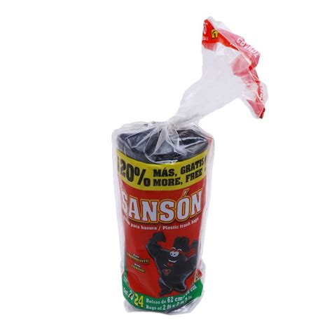 Bolsa Basura Rollo Grande 60x80 Sanson 200 P