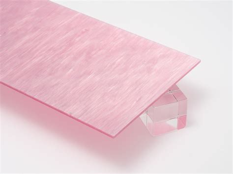 Pink Pearl Acrylic Plexiglass Sheet Canal Plastics Center