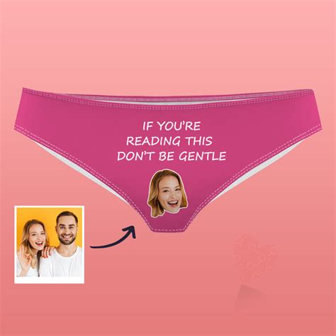 Custom Face Panties Gag T For Wife Yourphotosocks
