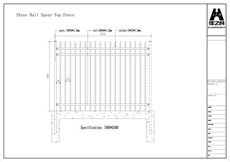 Australian Style Zinc Steel Fence Panel Garden Security Steel Square