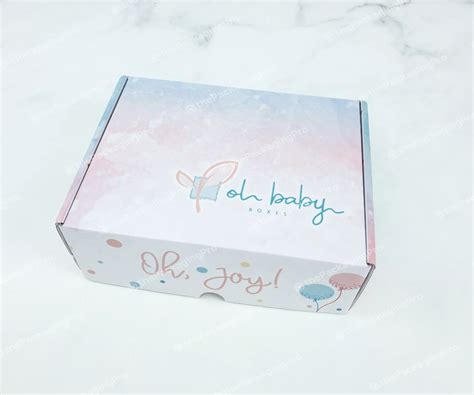 Custom Printed Mailer Box Bright Colourful Printed Custom Size Cute