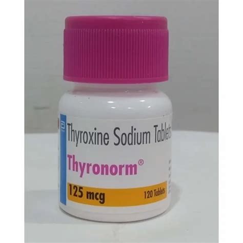 Thyronorm 125 Mcg Levothyroxine Sodium At Rs 280bottle In Nagpur