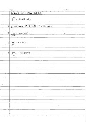 Tutorial 1 Partial Differentiation TUTORIAL 1 PARTIAL