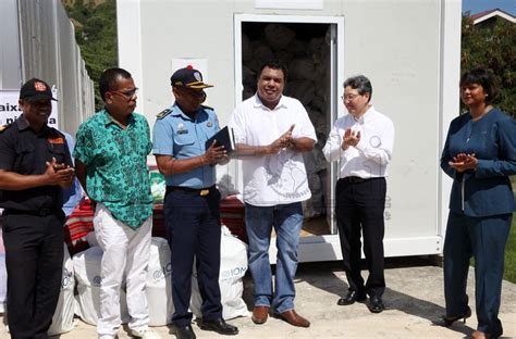 Iom And Japan Handed Over 900 Nfi Kits And One Mobile Warehouse To The