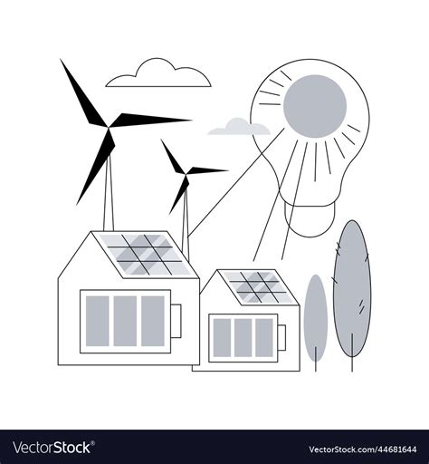Alternative Energy Abstract Concept Royalty Free Vector