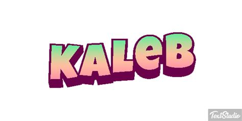 Kaleb Name Animated GIF Logo Designs