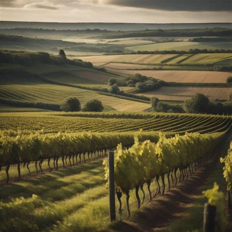 Premium Photo Vineyard Landscape