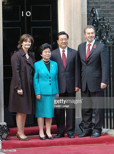 Chinese President Hu Jintao And Wife Liu Yongqing Vist Downing Street