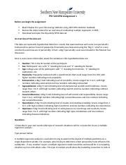 PSY 520 SPSS Assignment 1 Docx PSY 520 SPSS Assignment 1 Before You