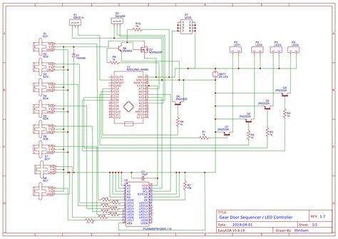 Gear Door Sequencer And Led Controller Oshwlab