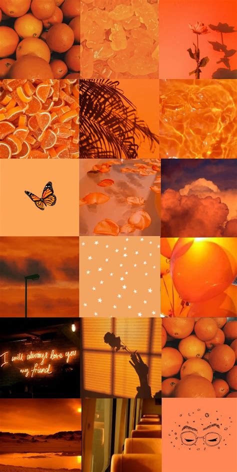 500 Orange Aesthetic Backgrounds