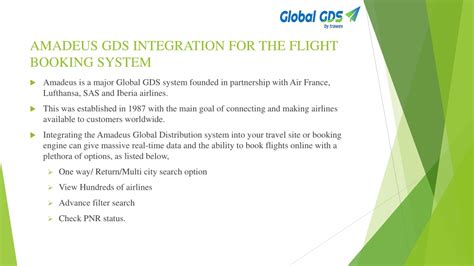 Ppt Gds Flight Api Integration Powerpoint Presentation Free Download