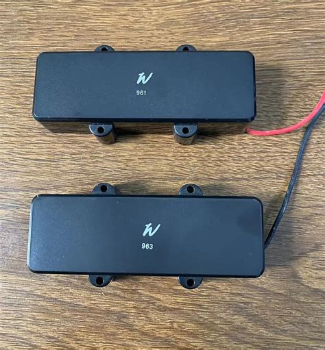 Washburn 6 String Bass Soapbar Pickups Set Reverb