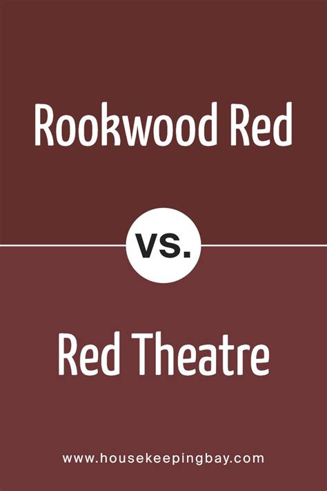 Rookwood Red SW 2802 By Sherwin Williams Vs Red Theatre SW 7584 By Sherwin Williams