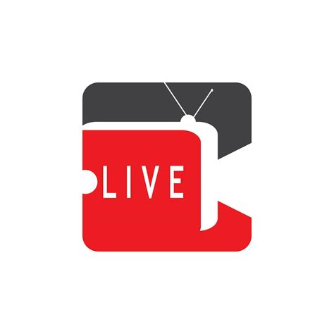Live Tv Streaming Logo Vector Template Illustration 34200874 Vector Art
