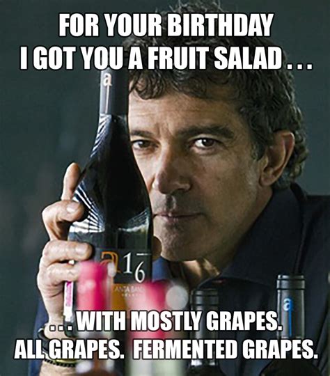 Happy Birthday Meme Wine Happy Birthday Memes