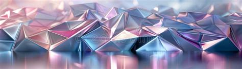 Abstract Geometric Shapes In Blue Pink And Purple Hues Stock Illustration Illustration Of