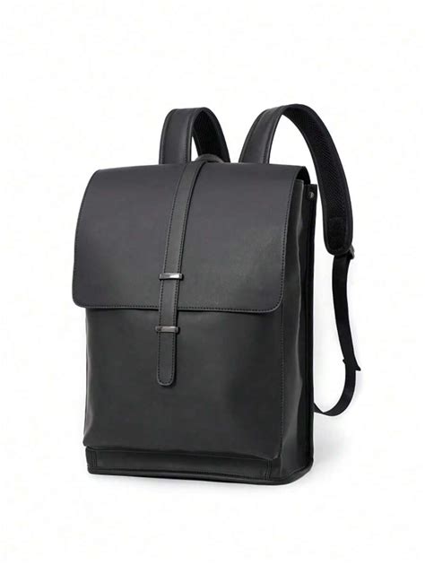 Vintage Mens Large Capacity Flip Cover Backpack Multi Layer Korean