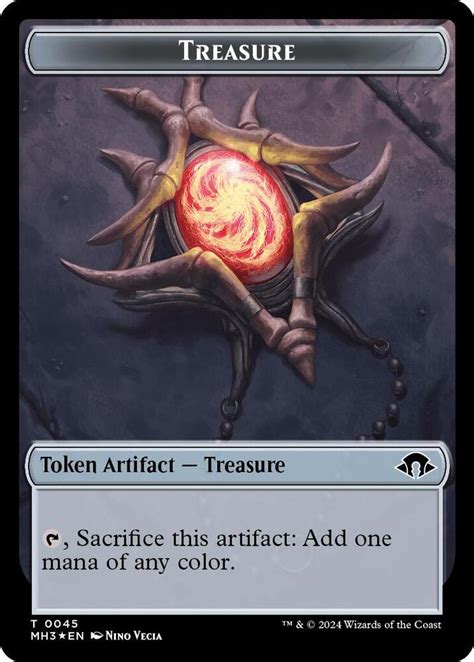 Copy Ripple Foil Gremlin Double Sided Token Modern Horizons 3