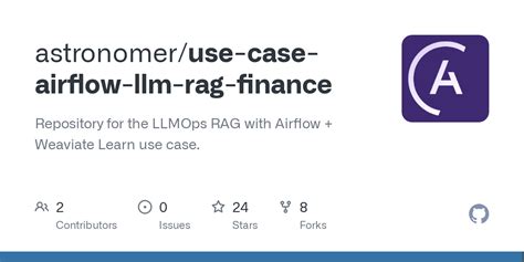 Github Astronomer Use Case Airflow Llm Rag Finance Repository For