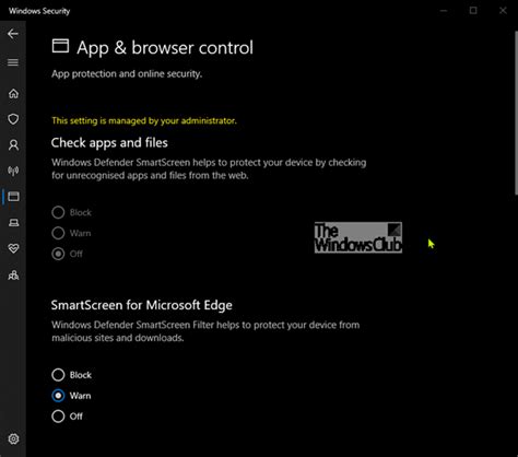 What Is App And Browser Control And How To Hide It In Windows 1110