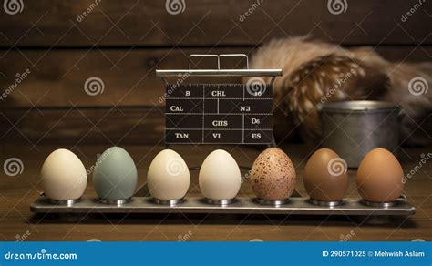A Photo Of A Poultry Egg Grading Scale Stock Illustration