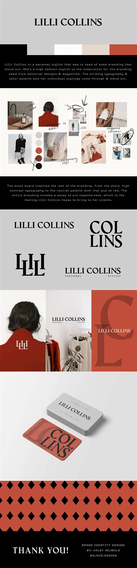Brand Design For Lilli Collins On Behance
