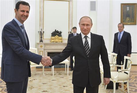 Syrias Assad Visits Moscow To Discuss Military Plans With Putin The