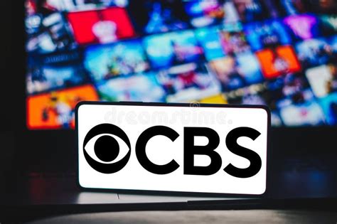 December 16 2023 Brazil The Columbia Broadcasting System CBS Logo Is Displayed On A