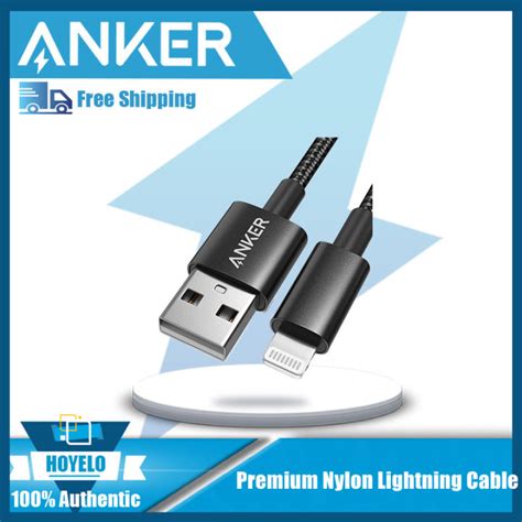 Anker Usb To Lightning Nylon Braided Data Cable Apple Official Mfi