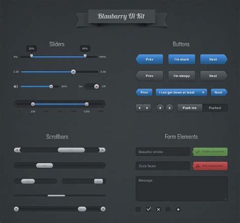 31 free web ui kits choose your best interface design tool