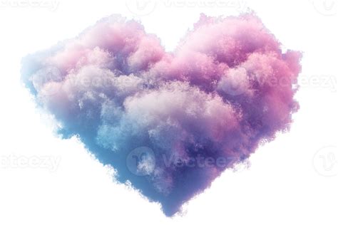 Heart Shaped Cloud Formati Resembling Love And Nature Perfect For