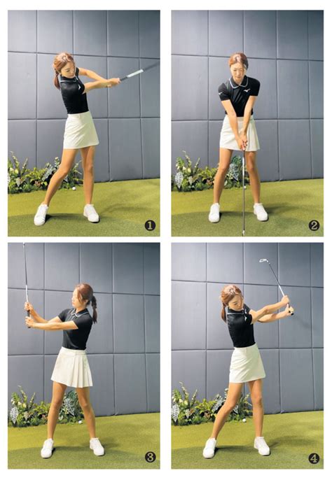 왼손 오른손 떨어뜨려 그립 가볍게 잡고… 하프스윙으로 연습[이현지의 꿀팁레슨] 문화일보 Munhwa