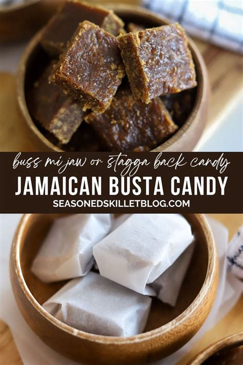 Jamaican Busta Candy Stagga Back Coconut Recipes Ginger Candy Recipe Molasses Candy Recipe