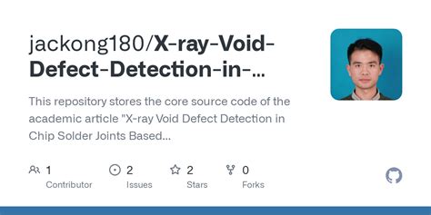 GitHub Jackong X Ray Void Defect Detection In Chip Solder Joints Based On PCB DeepLabV