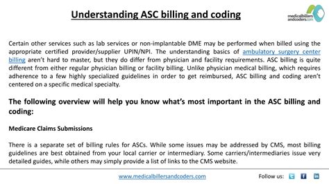 PPT Understanding ASC Billing And Coding PowerPoint Presentation Free Download ID 12021304