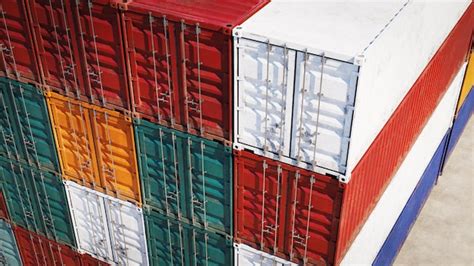 Caja Contenedora Para Logística De Importación Y Exportación