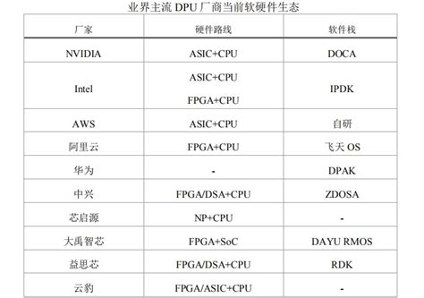 商用DPU定制DPU该怎么选 电子工程专辑