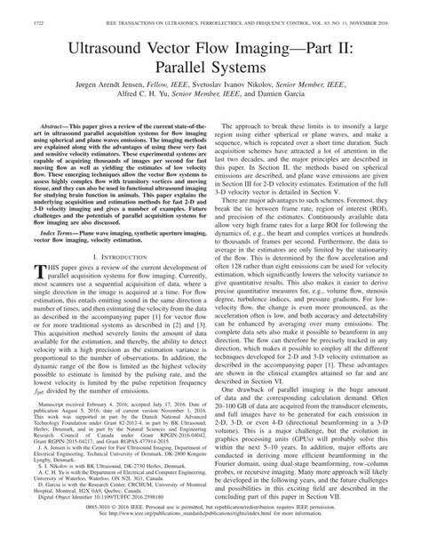 Pdf Ultrasound Vector Flow Imaging Ii Biomécardio · Ultrasound