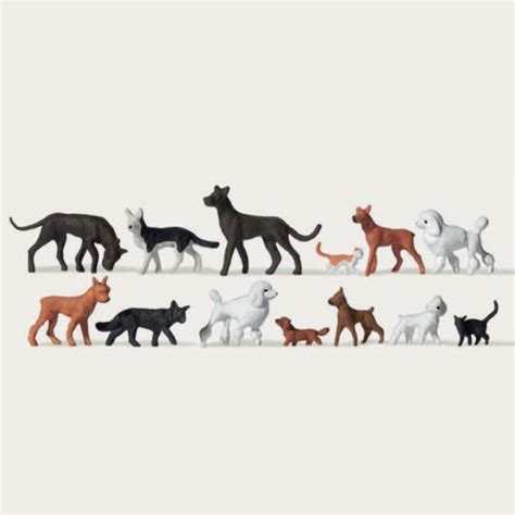Model cats and dogs OO scale